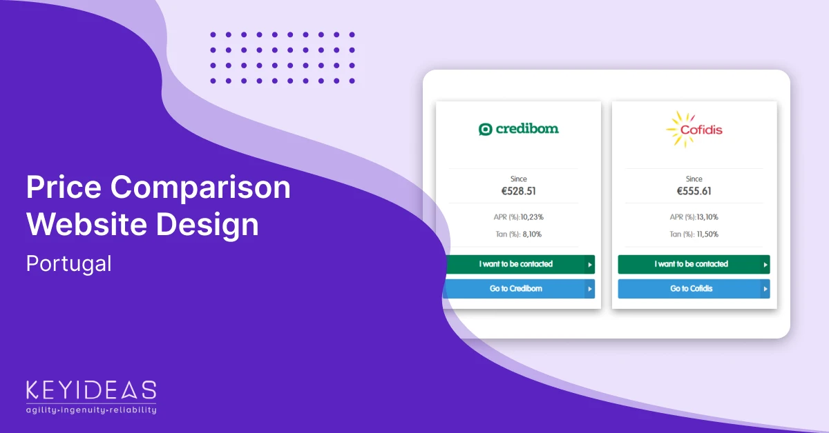 Price Comparison Website – Bespoke Web Design - Keyideas